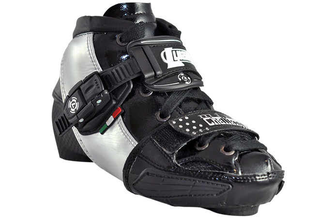 Luigino Kids Adjustable Inline Speed Skate Boot Silver