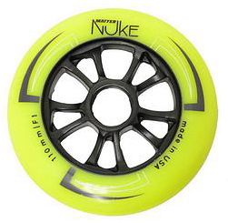Matter NUKE F1 Yellow Inline Speed Wheels 110mm (ON SALE)